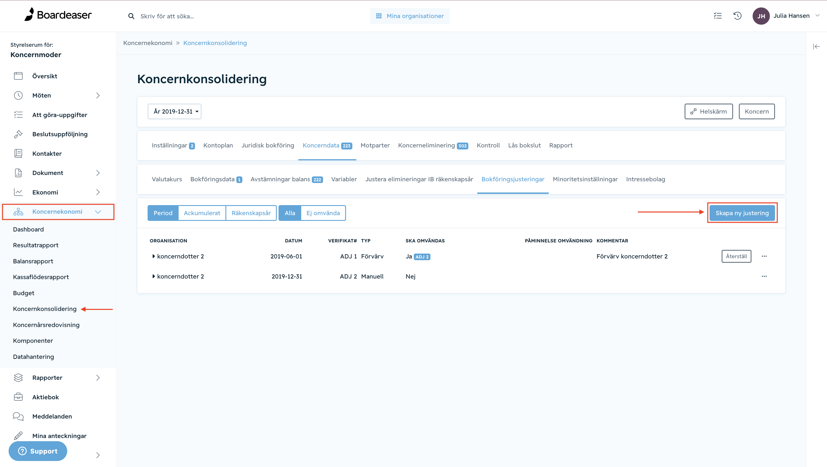 Frågor kring avyttringseliminering – Boardeaser AB