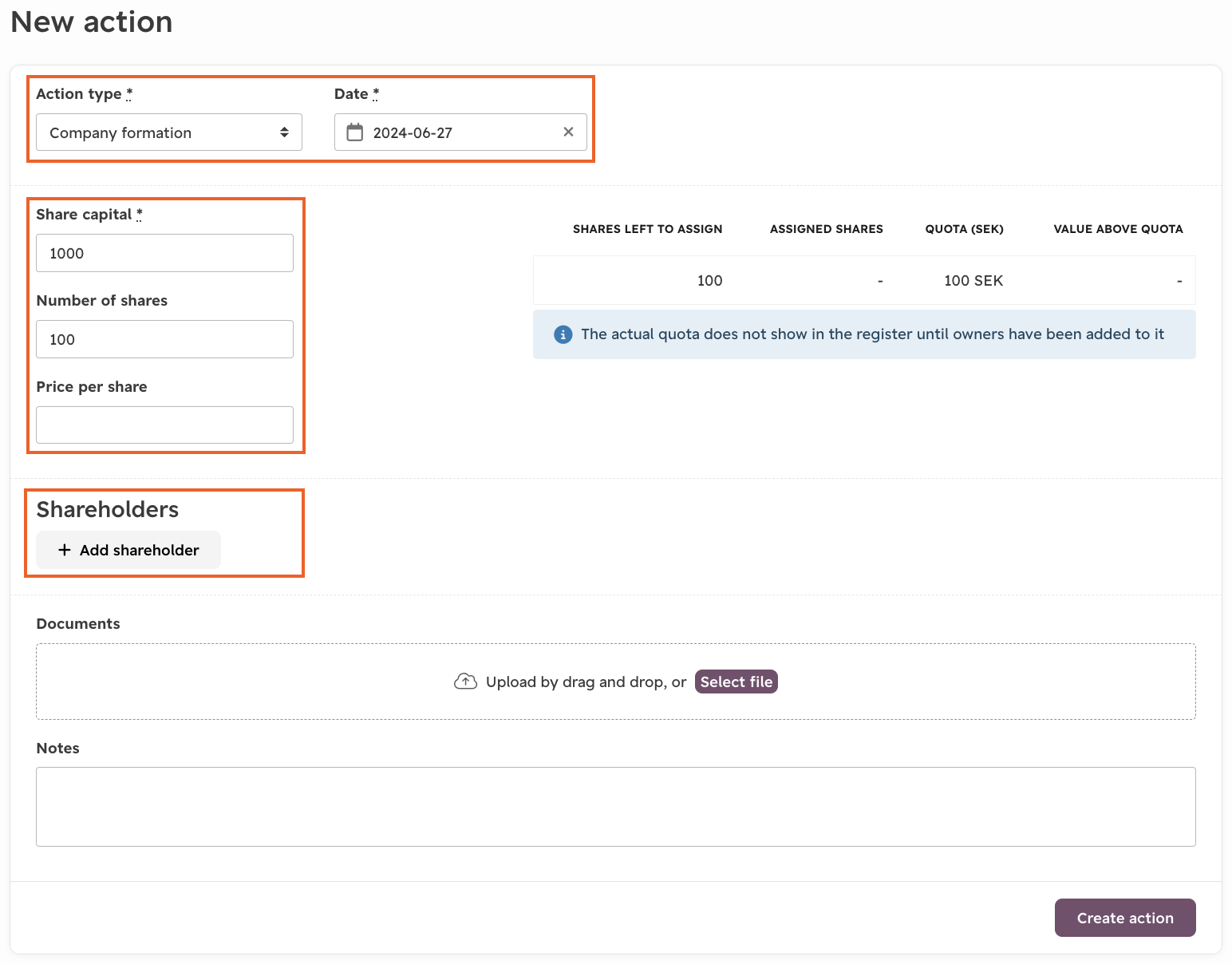 How do I create a shareholder register? – Boardeaser